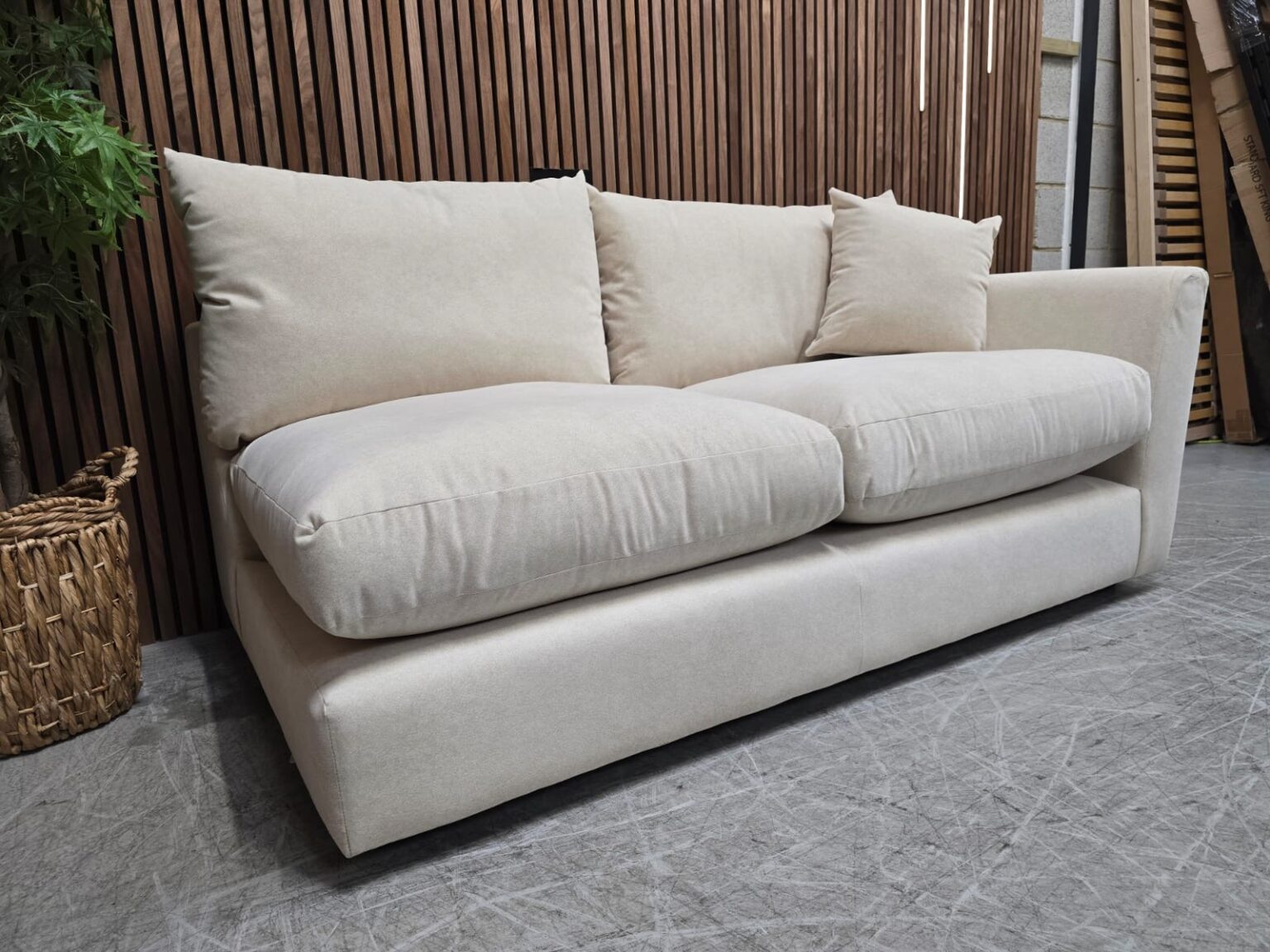 Designer Label Large RHF Modular Sofa Unit In Marble RRP-£1159 - 2 Pink ...